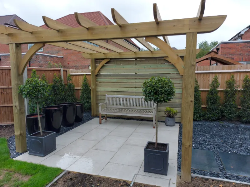 Garden Timber Structures - Gardens By Andy